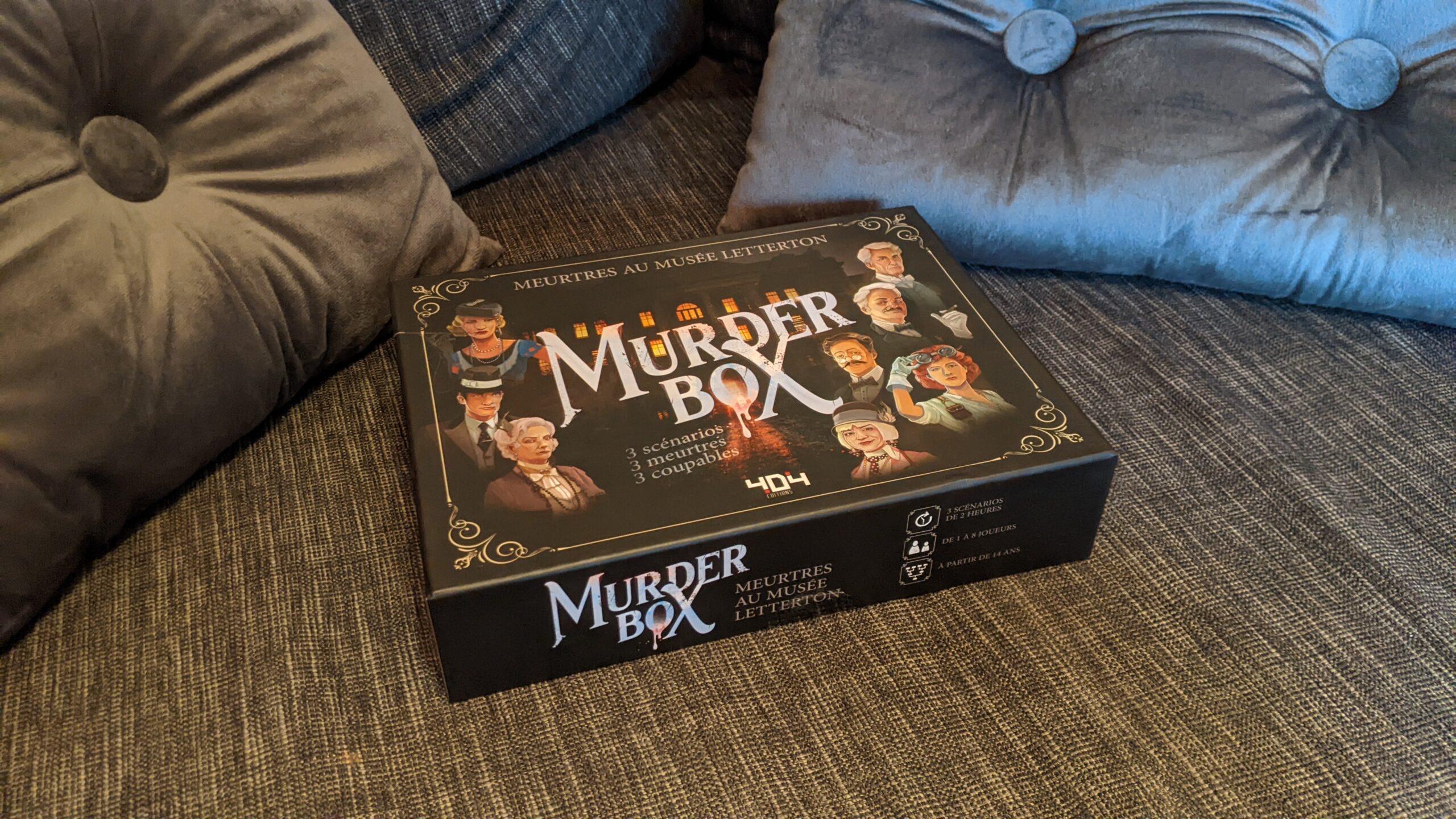 MURDER BOX - Meurtres au Musée Letterton... - Insert Coin